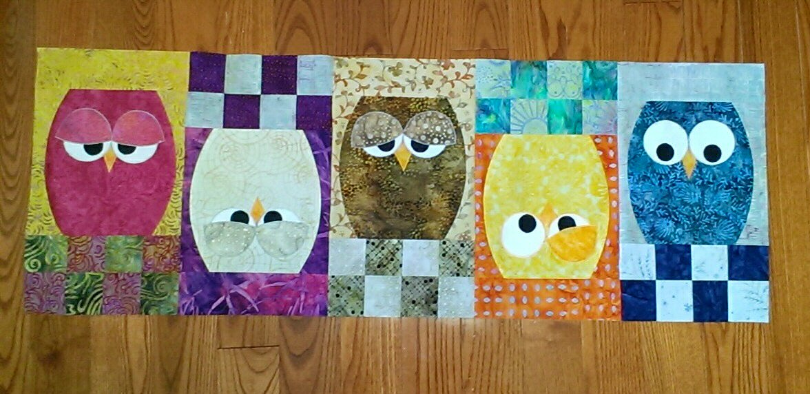 Quilt, Knit, Run, Sew: Hoot Hoot for the Owl Table Runner