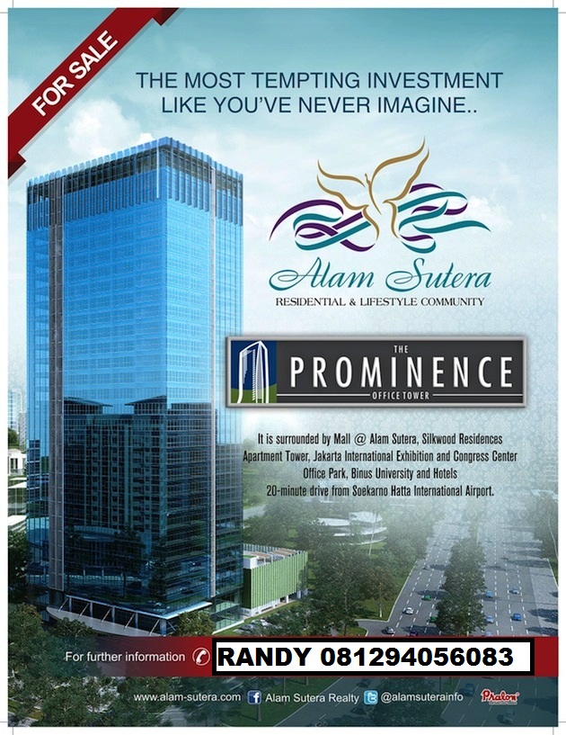ALAM SUTERA - RANDY: THE PROMINENCE OFFICE TOWER AT ALAM SUTERA