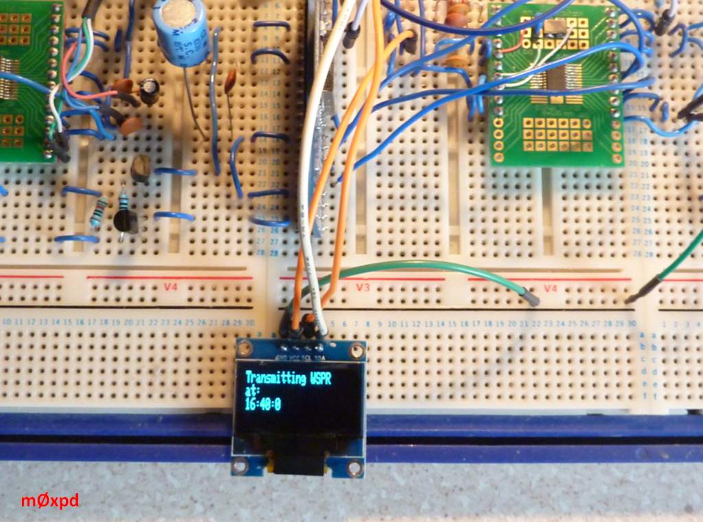 M0xpds Shack Nasties Oled Display On The Esp8266 Beacon