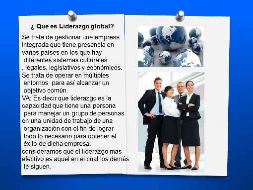 Liderazgo Global: Liderazgo