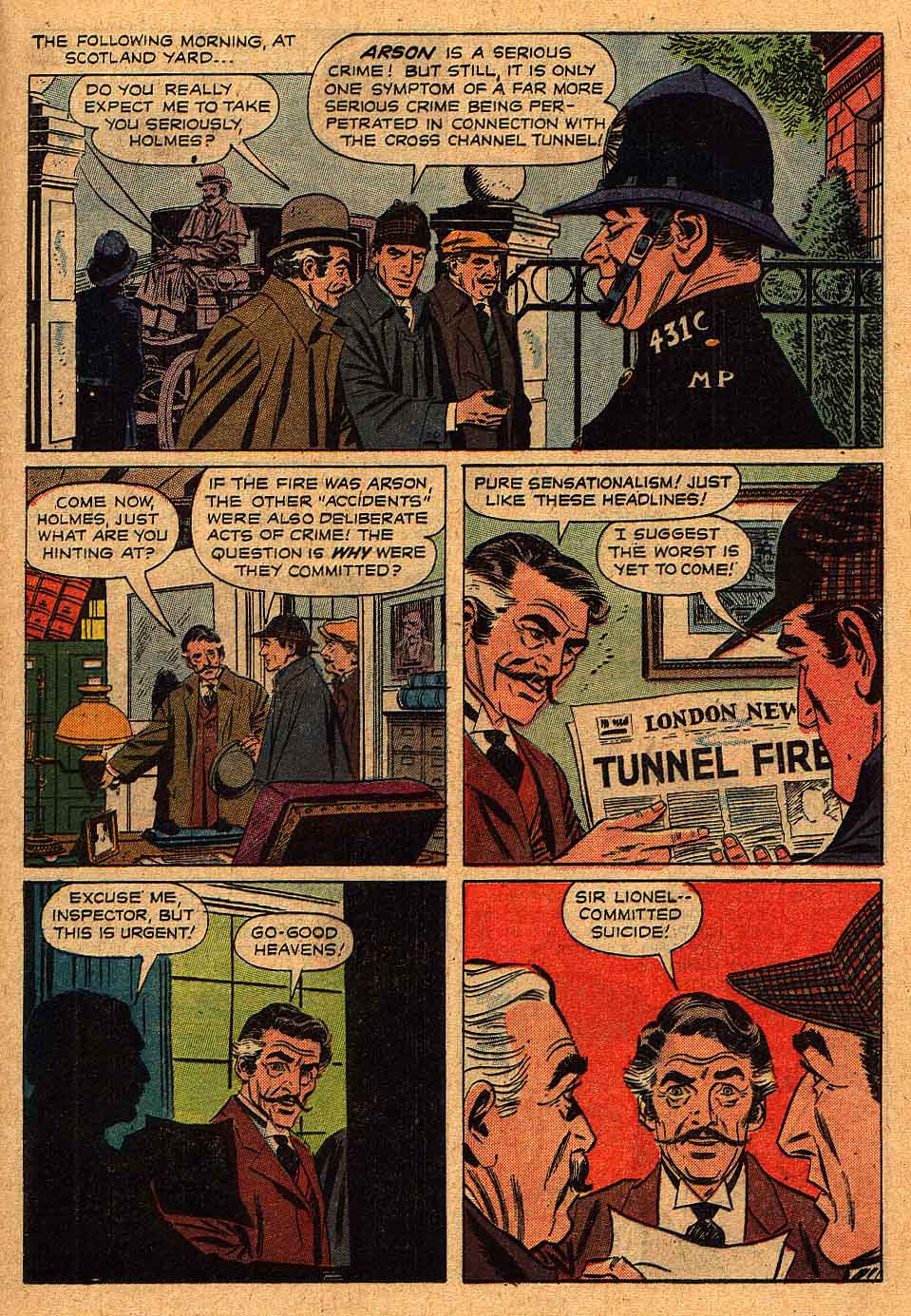 Saved From The Paper Drive: Comic Book Short Story~Sherlock Holmes "The ...