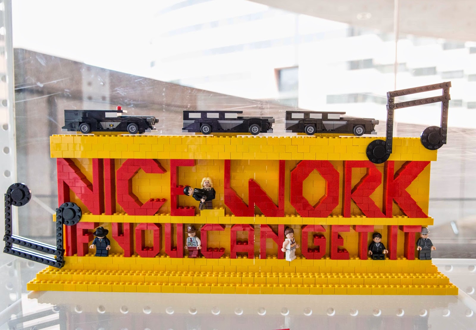 Center Scene: LEGO Art Snaps Into Place at the Center