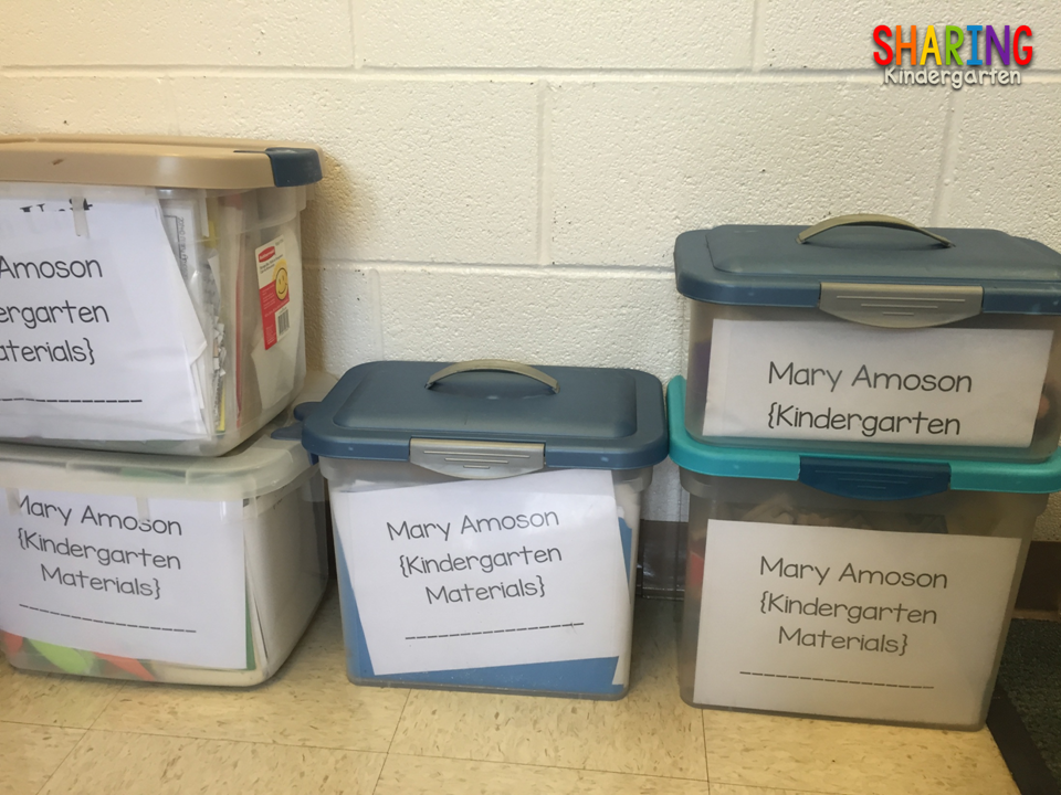 Moving Your Classroom - Sharing Kindergarten