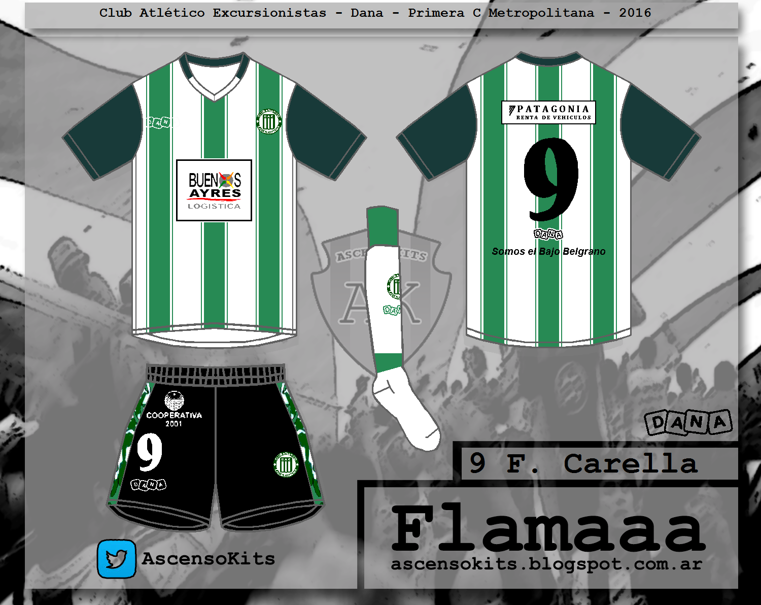 Ascensokits: Club Atlético Excursionistas Dana Campeon Primera C 2016