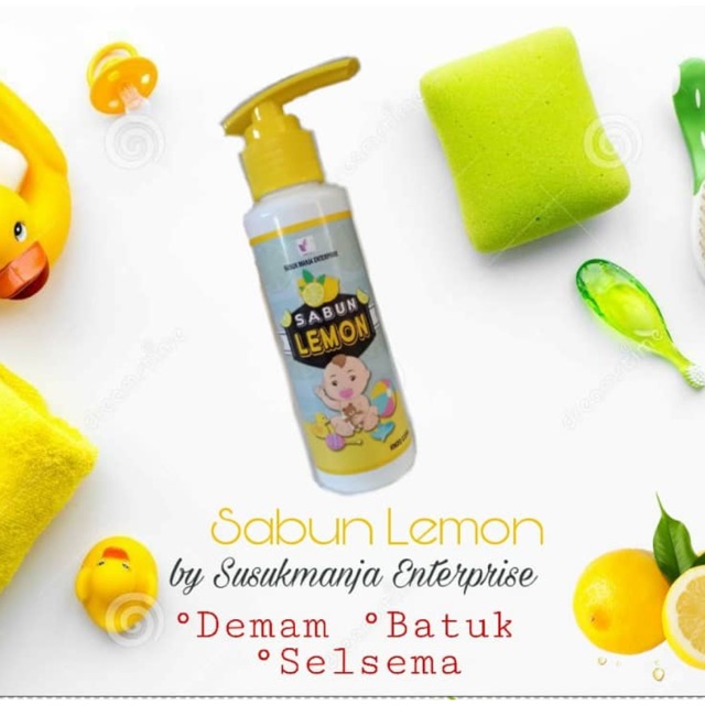 Cik Bebeq Beauty Shop : SABUN LEMON by SUSUK MANJA ENT...( DELIVERY JB ...