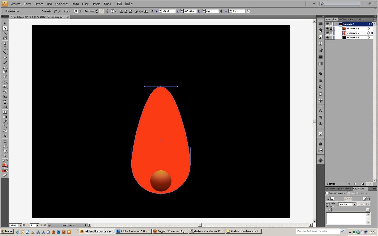 Como fazer fogo em Adobe Illustrator CS4