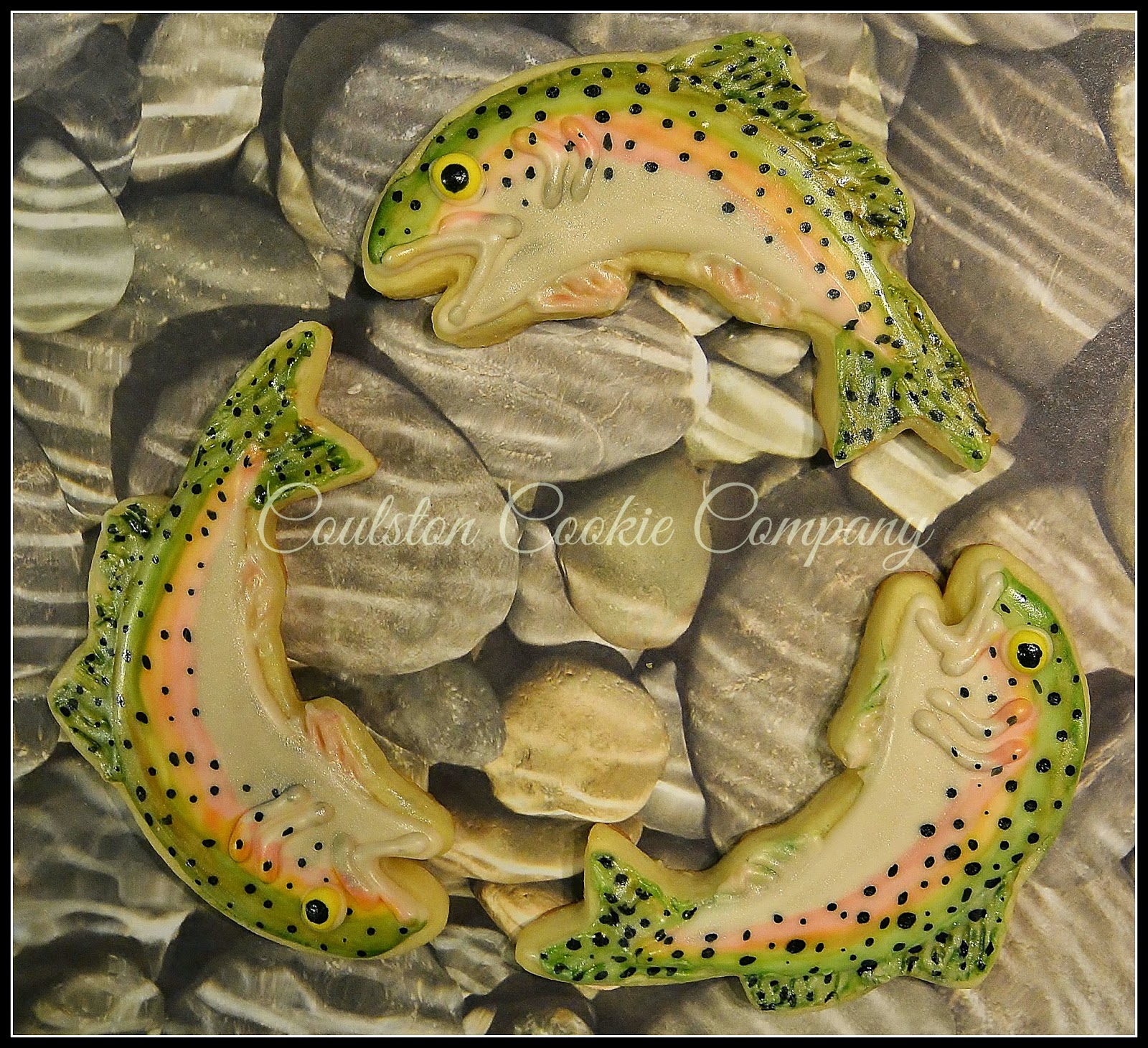 ...Coulston Cookie Company...: Hobby Cookies: Rainbow Trout Cookies