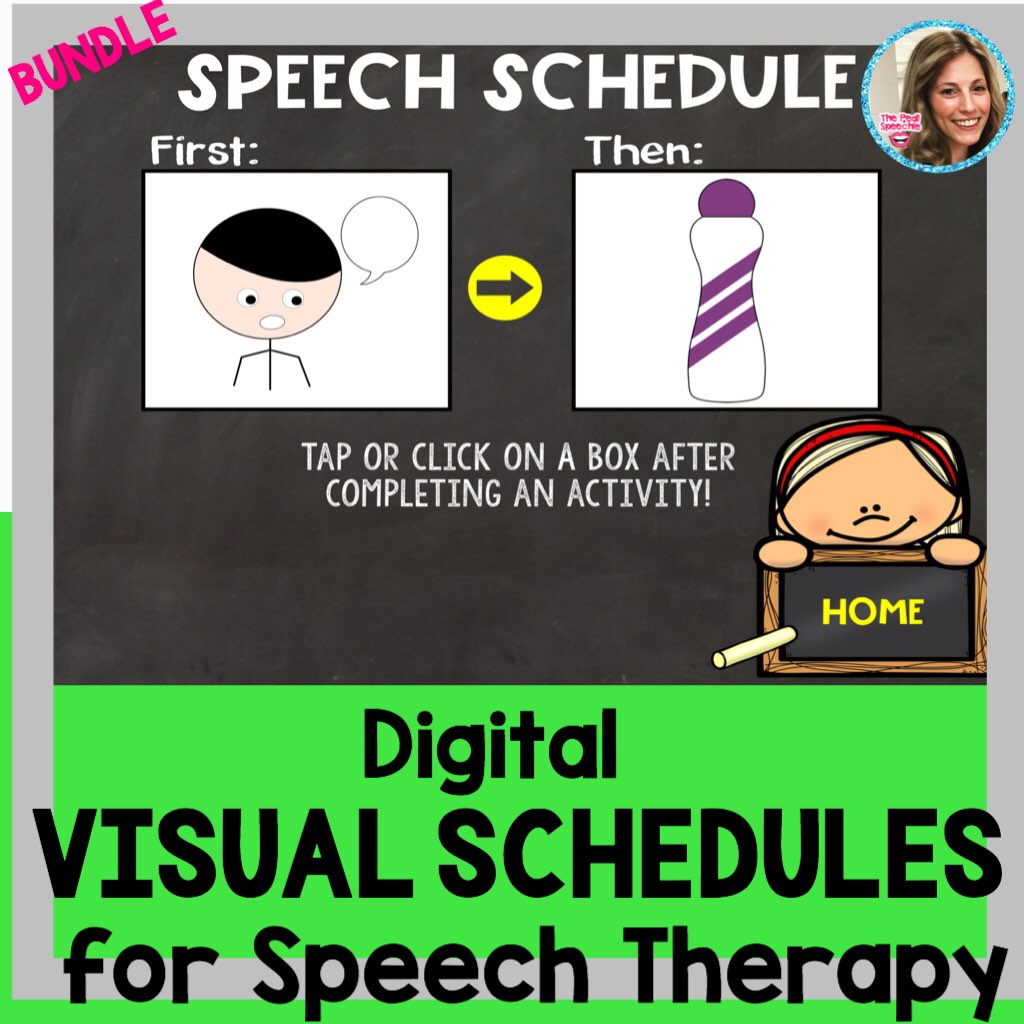 Visual Schedules for Speech Therapy