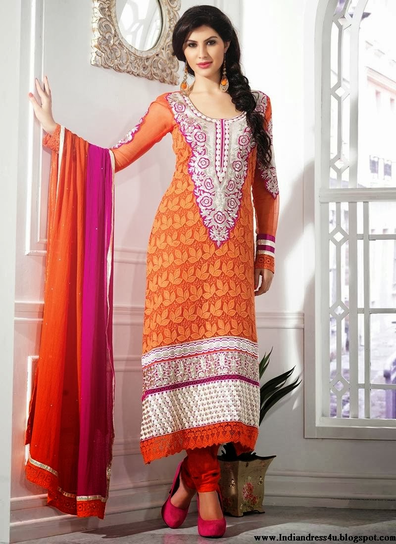 Beautful Indian Long Salwar Kameez Collection 2014 - Beautiful Indian ...
