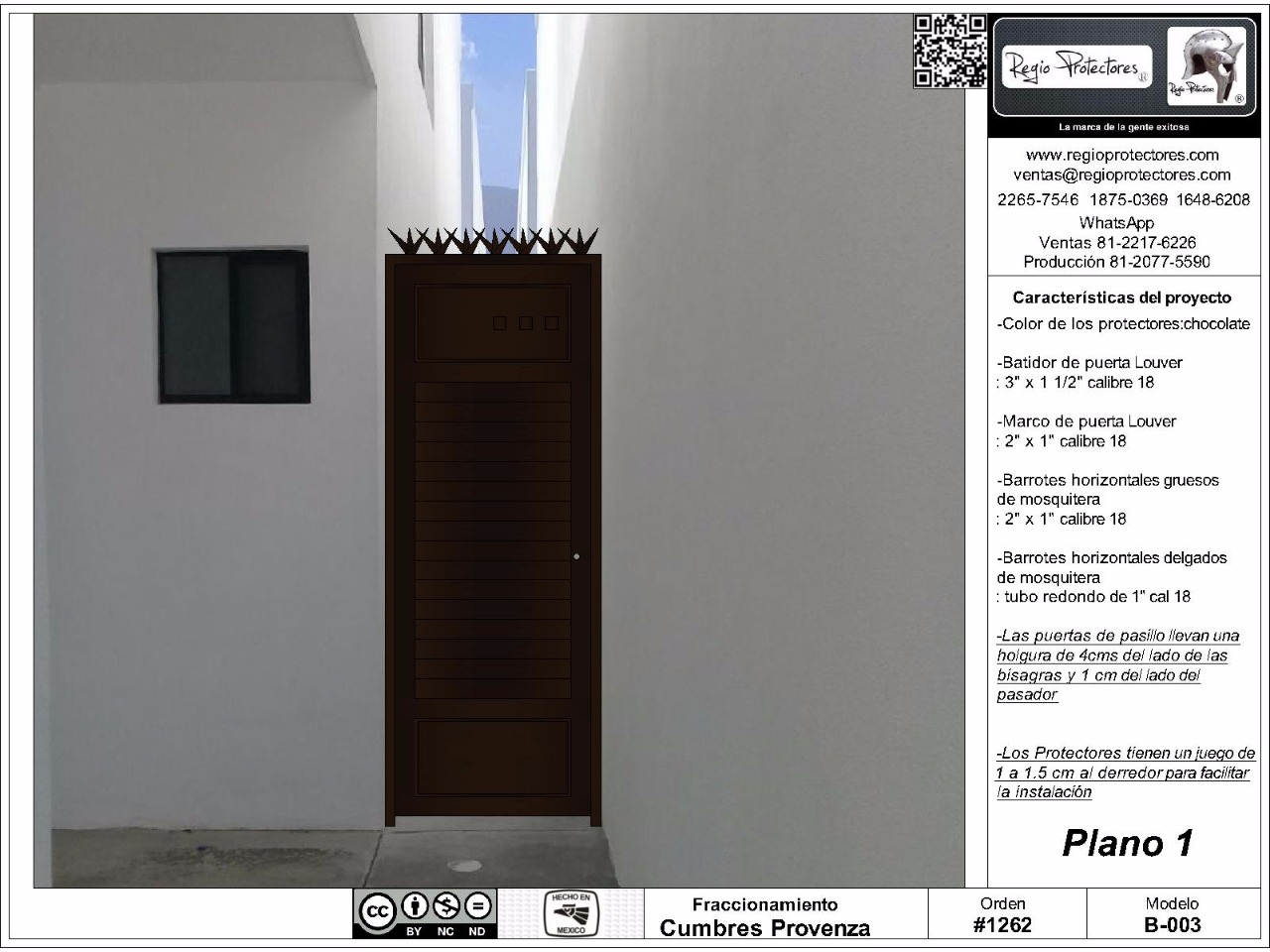 Regio Protectores®: Puertas para pasillo