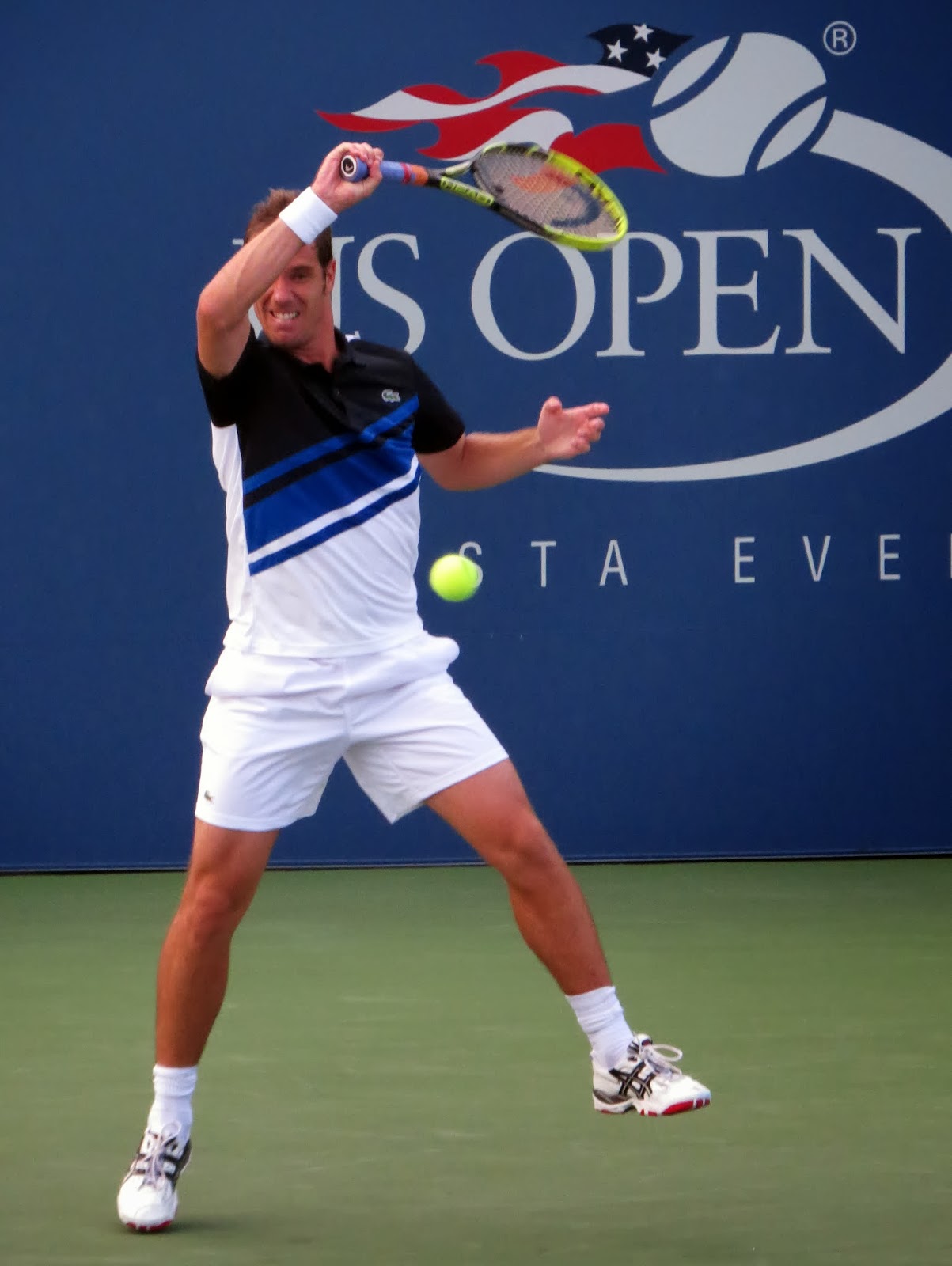 US Open in Pictures: Richard Gasquet vs Dmitry Tursunov