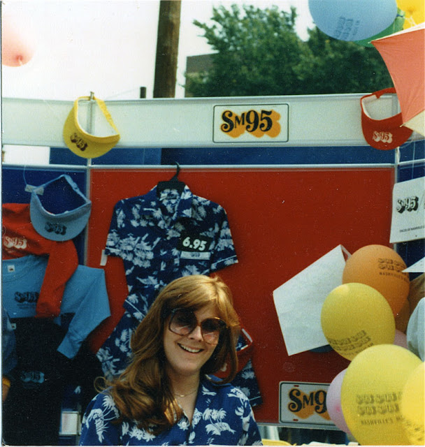 Nick's Radio Corner: SM95 WSM-FM Nashville Rainbow Sticker 1982