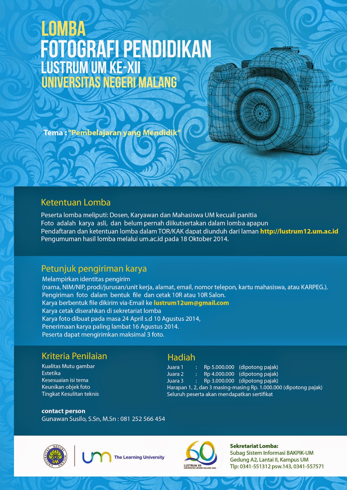 Dhuha Design: Lomba Fotografi Pendidikan dan Merchandise UM