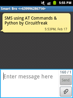 Life Runs On Code: Python Programming: Sending SMS using AT Commands