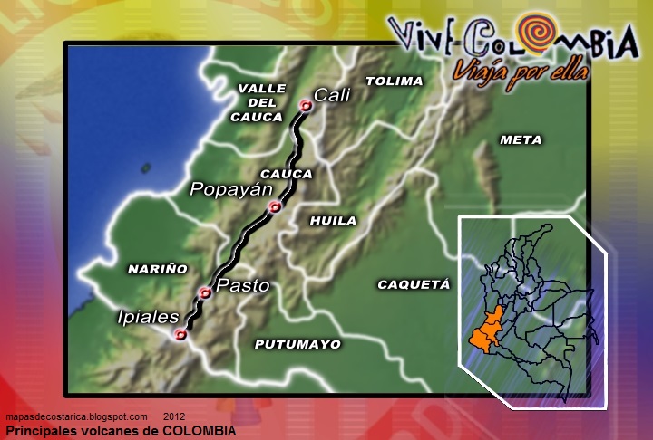 MAPAS DE: COLOMBIA, America