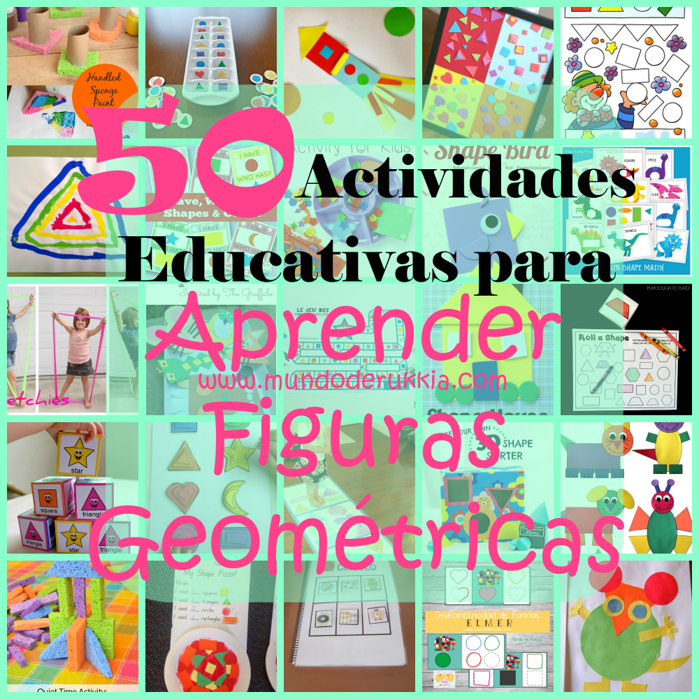 50 Actividades Educativas para Aprender Figuras Geométricas - Mundo de ...