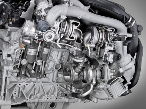 motoring, cars, driving, and traffic: Triple Turbo diesel