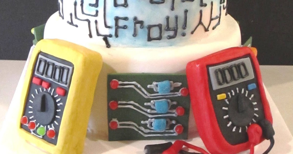 Frosted Insanity: Electrical Engineer Cake