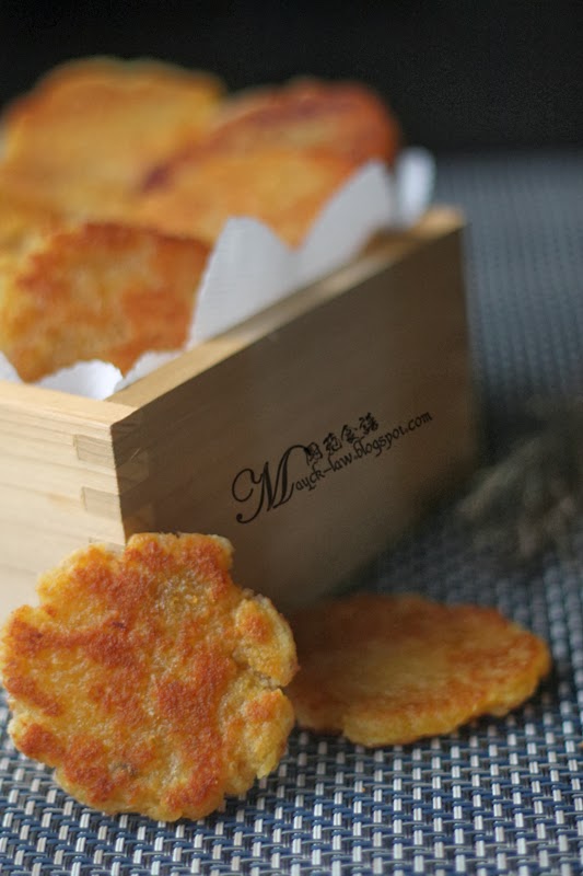 厨苑食谱: 香煎木薯片（Pan-fried Tapioca Slice)
