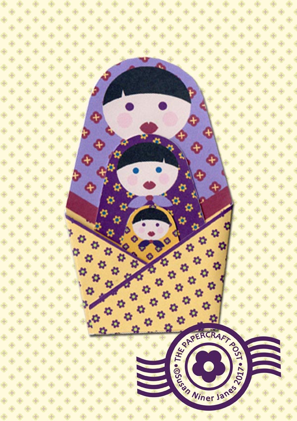 The Papercraft Post: Nested Doll Pockets The Papercraft Post: Nested Doll Pockets