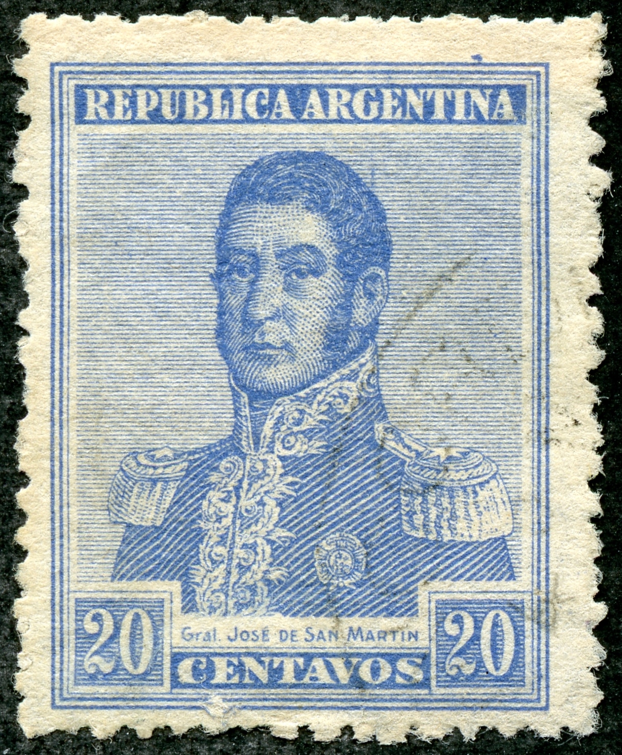 Big Blue 1840-1940: Argentina Stamps - A guide to watermarking