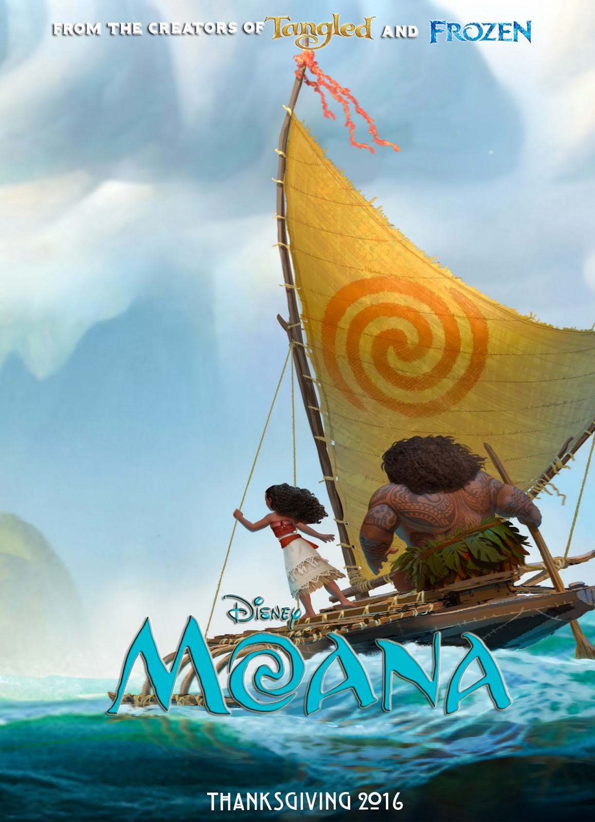 ดูหนังออนไลน์ใหม่: Moana โมอาน่า 2016, พากย์ไทย HD 720P