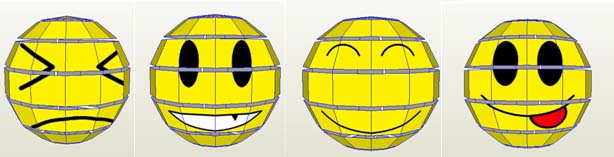 Kebun Papercraft: Emotion Characters (on going)