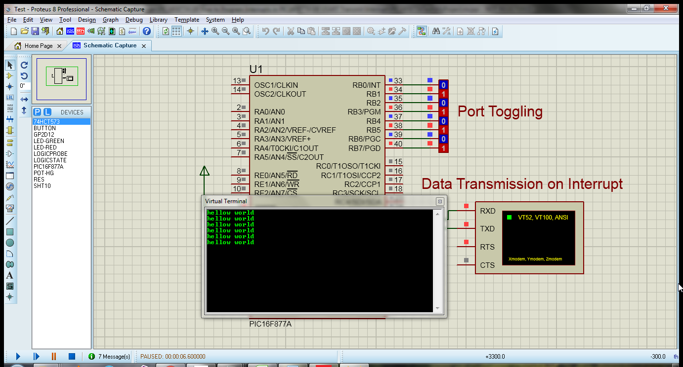 How to Program Interrupts in PIC16F877A