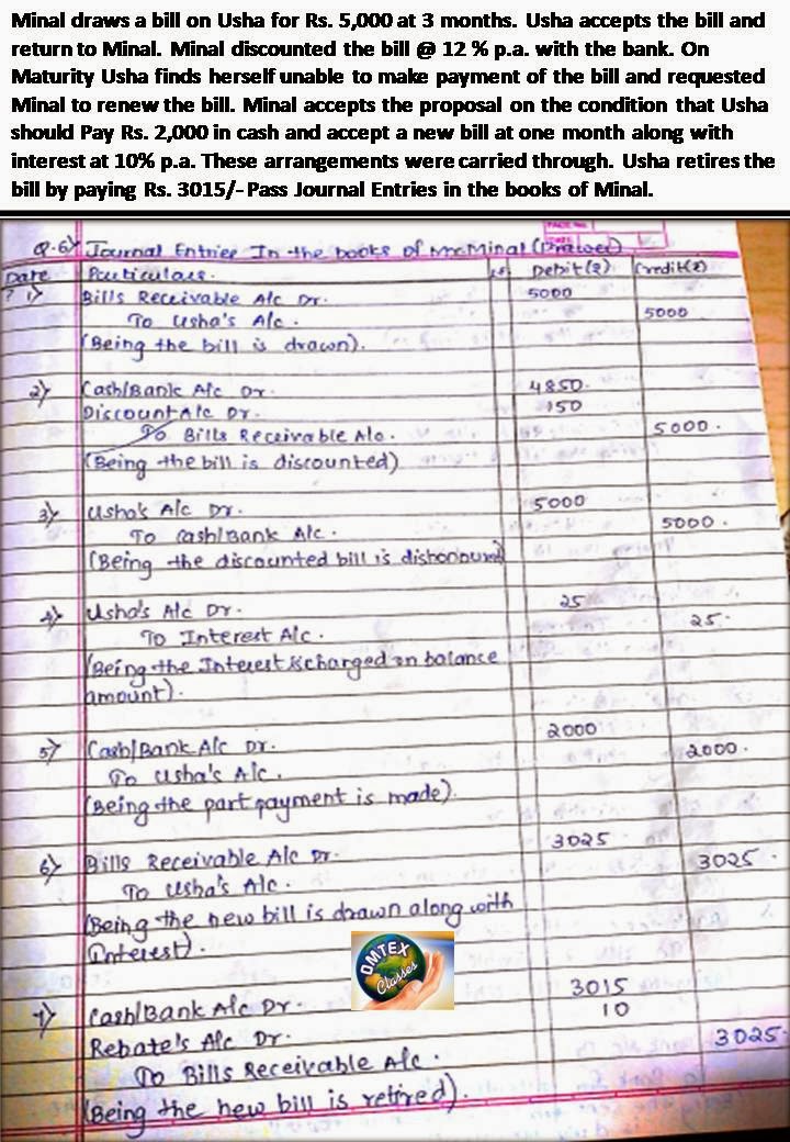 OMTEX CLASSES: BILL OF EXCHANGE OMTEX CLASSES: BILL OF EXCHANGE