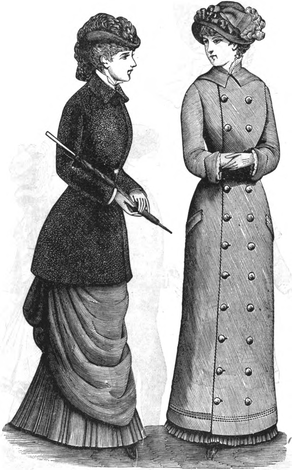 19th Century Historical Tidbits: 1882 Women's Fashions