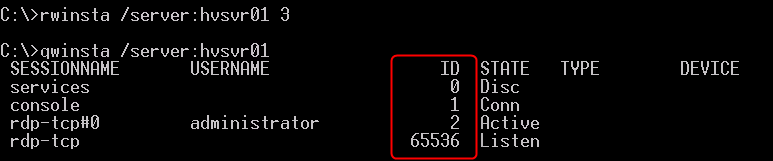Terry L@u's blog: Query and Reset the Remote Desktop session by Command ...