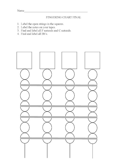 Orchestra Classroom: Beginning Orchestra Final Exam - Rhythm and Fingering