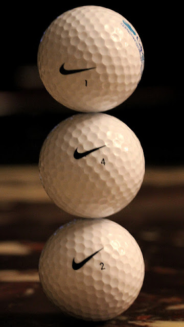 Click! Snap! Shot!: Stacking 3 golfballs