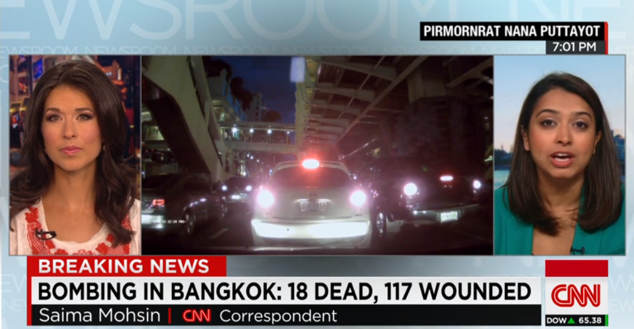 free to find truth: 33 42 67 | Saima Mohsin, CNN's Bangkok Bombing Correspondent