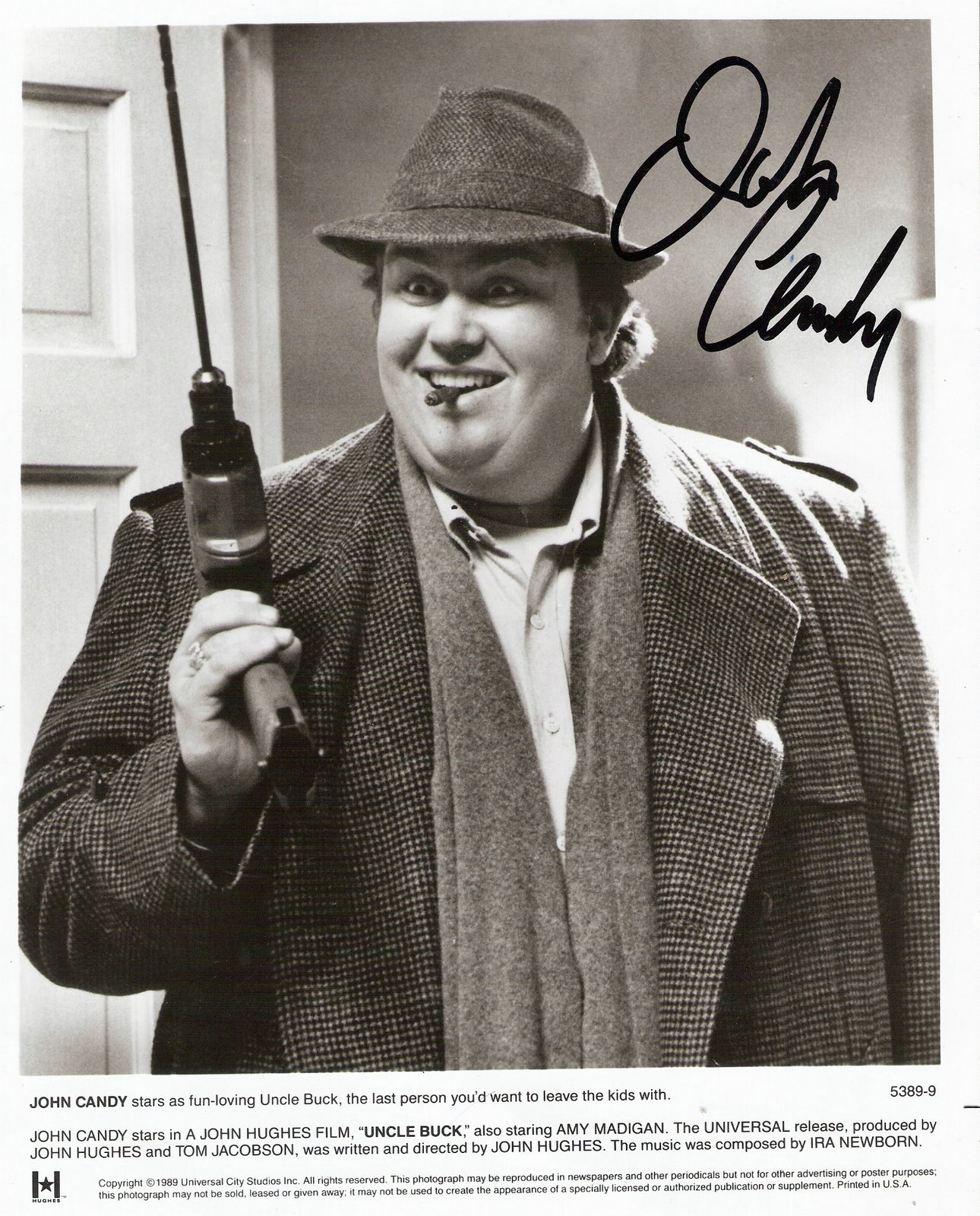 Rob The Autograph Geek: John Candy - Uncle Buck
