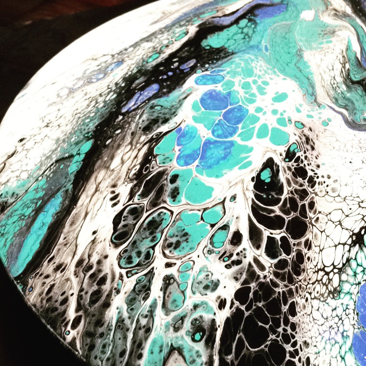 Acrylic flow painting! - Senna Designs