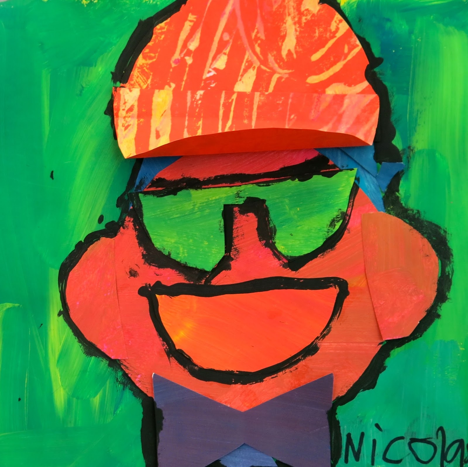 Cassie Stephens: In the Art Room: Self Portrait Mural Inspired by Todd ...