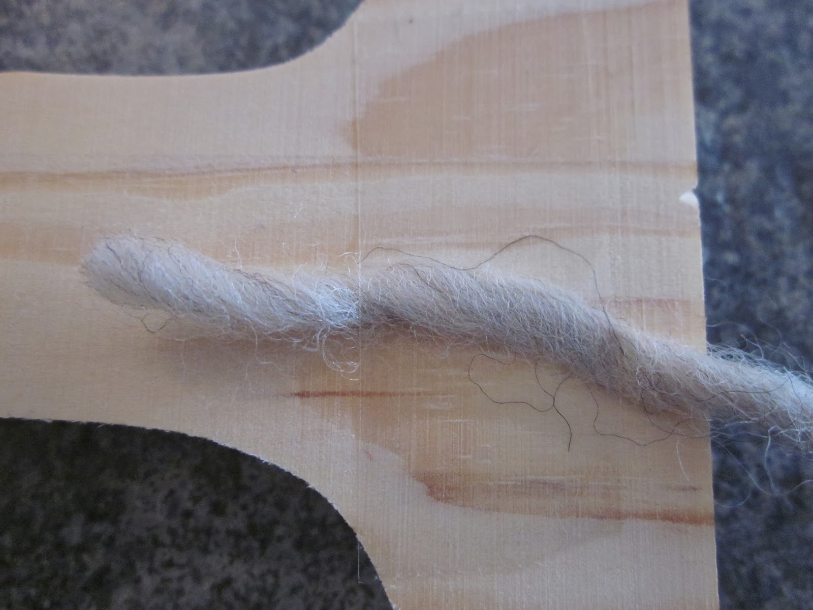 Queen B Creates: Yarn Wrapped Letters