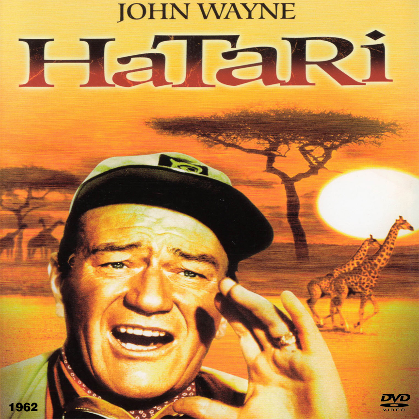Caratulas de películas DVD para cajas CD: Hatari - [1962]