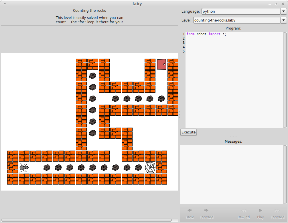 laby ένα απλό robot-game με τη χρήση κώδικα - SuperEverything