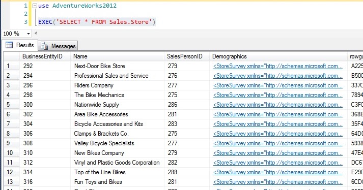 EXEC vs sp_executesql ~ SQL SERVER EXEC vs sp_executesql ~ SQL SERVER