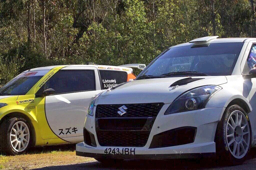 El Suzuki Swift R+ ya rueda. ~ Galicia Ras