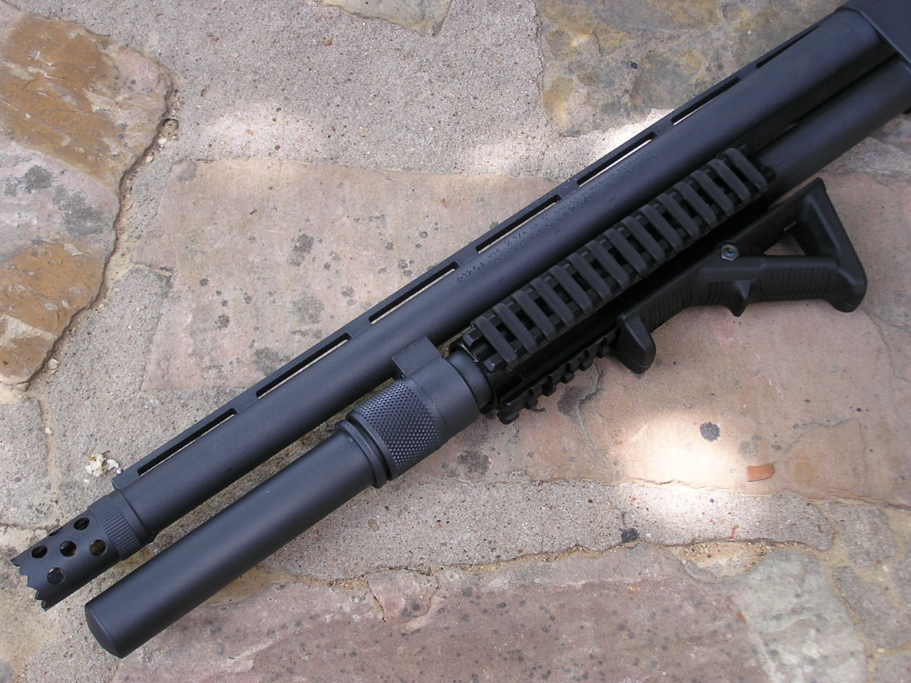 RIFLE & SHOTGUN MODIFICATIONS: REMINGTON 870 POLICE MAGNUM CUSTOM BUILD