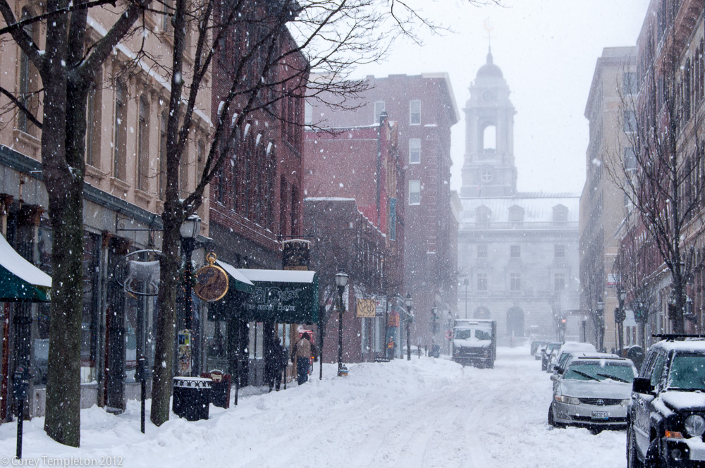Snowfall Portland Maine
