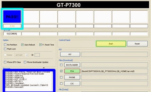 Cara menginstal dan meng-upgrade Samsung Galaxy Tab 8.9 GT-P7300 ke ICS ...