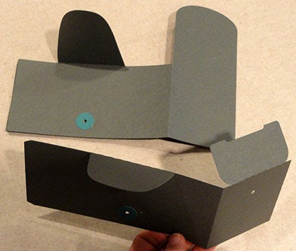 Needles 'n' Knowledge: Airplane Box Card Assembly Tutorial