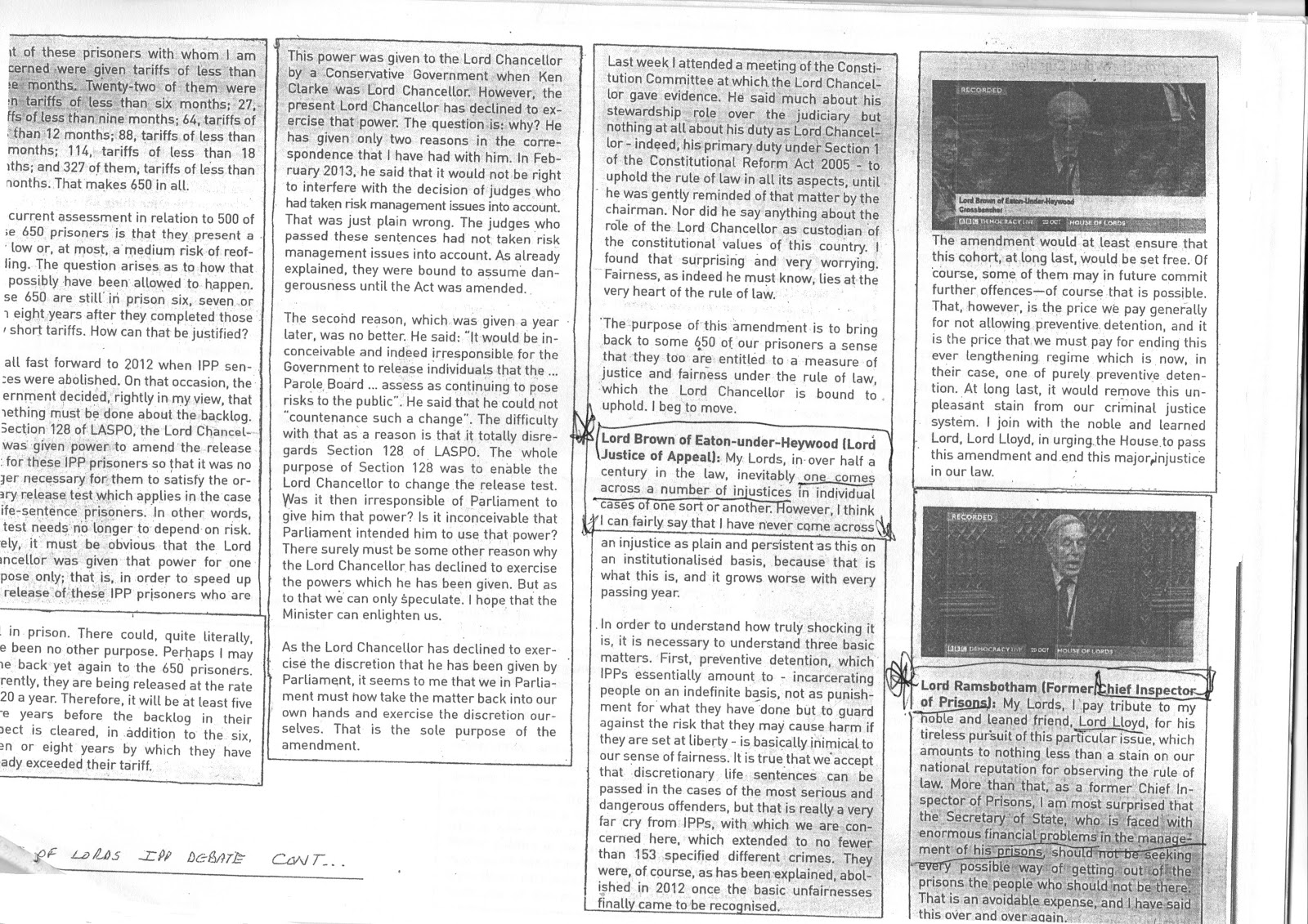 IPP Prisoners Familys Campaign: Critics expressed concern about the ...