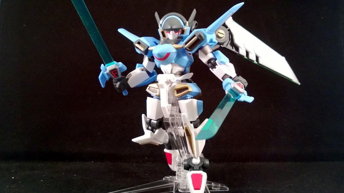 Ryc03's Toy Cabinets: Bandai LBX Ikaros Force Model Kit Review