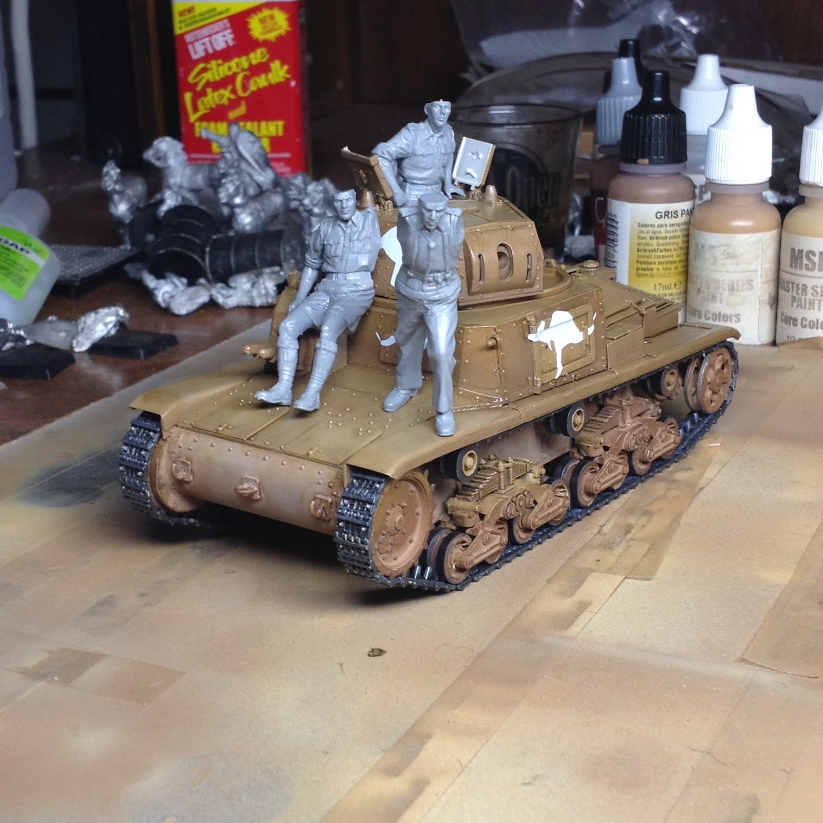 Cheatin' Steve's: Kangaroo Tank WIP 2