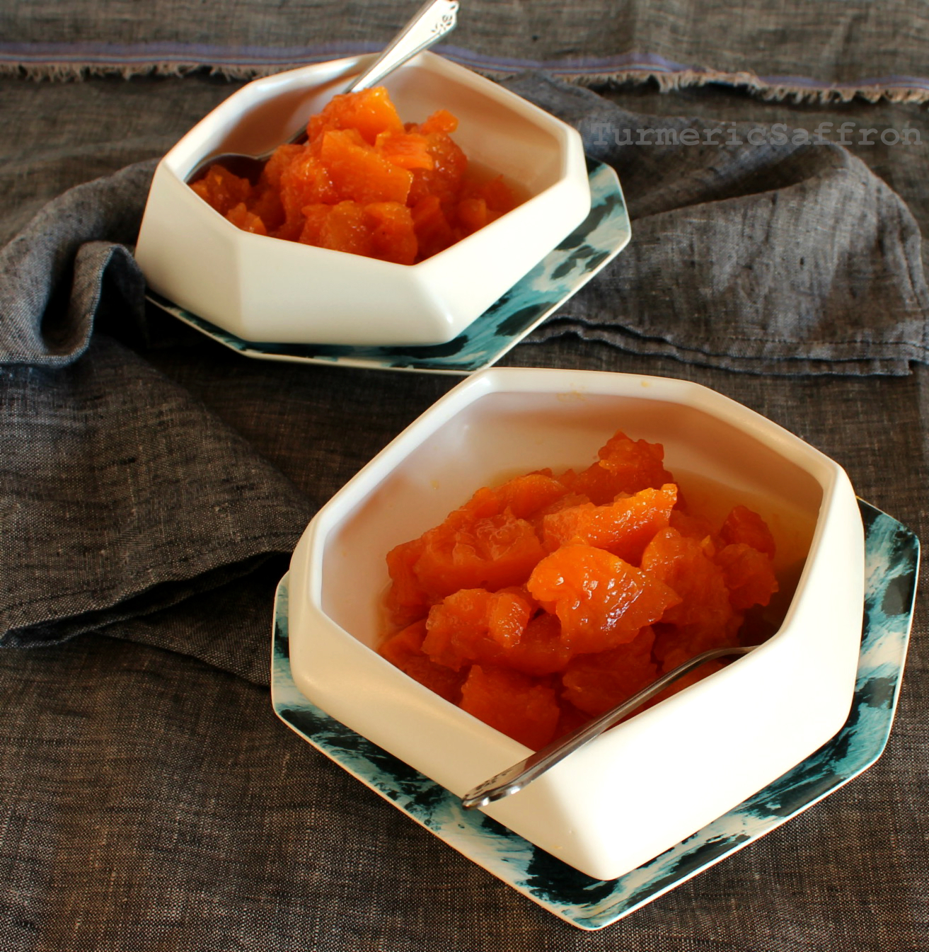 Turmeric & Saffron: Moraba-ye Kadoo Halvaie - Persian Pumpkin Jam